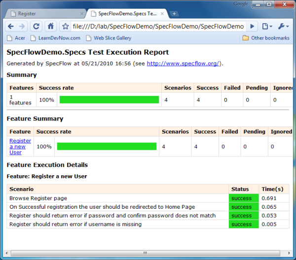 Bdd Using Specflow On Aspnet Mvc Application Codeproject