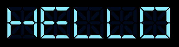 Sixteen Segment Display With The Html5 Canvas Codeproject