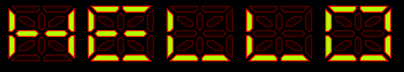 Sixteen Segment Display With The Html5 Canvas Codeproject