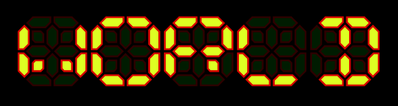 Sixteen Segment Display With The Html5 Canvas Codeproject