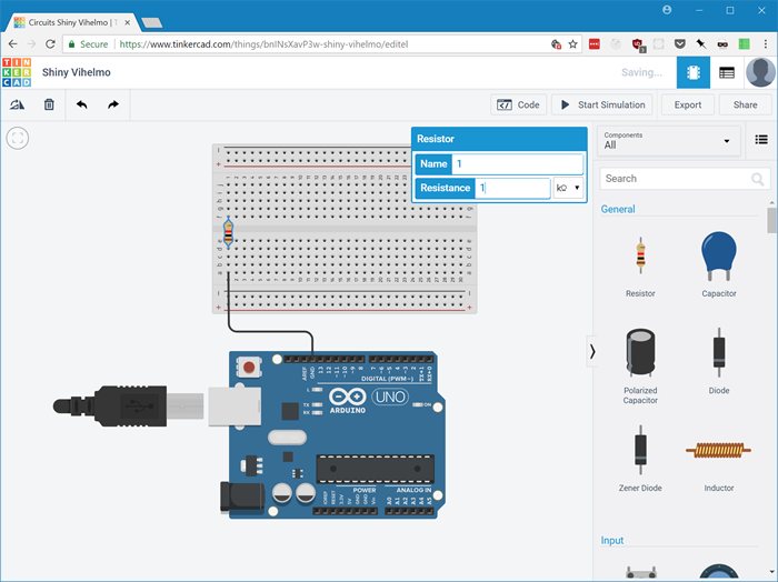 Connecting An Arduino To A Breadboard To Light Up Leds Using Tinkercad Codeproject