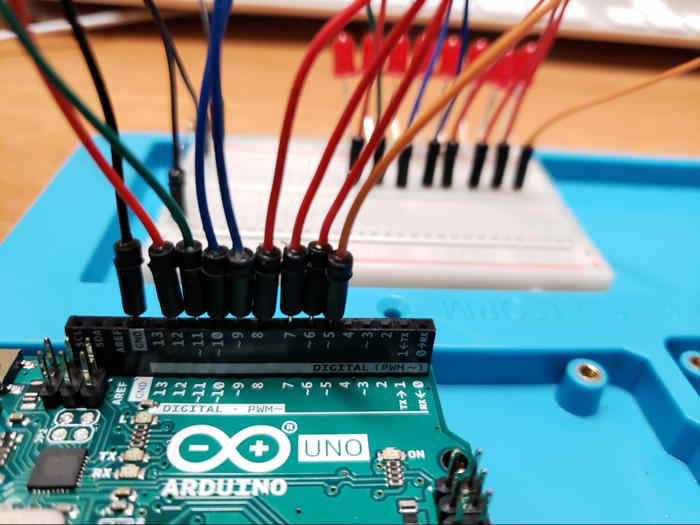 Connecting An Arduino To A Breadboard To Light Up Leds Codeproject