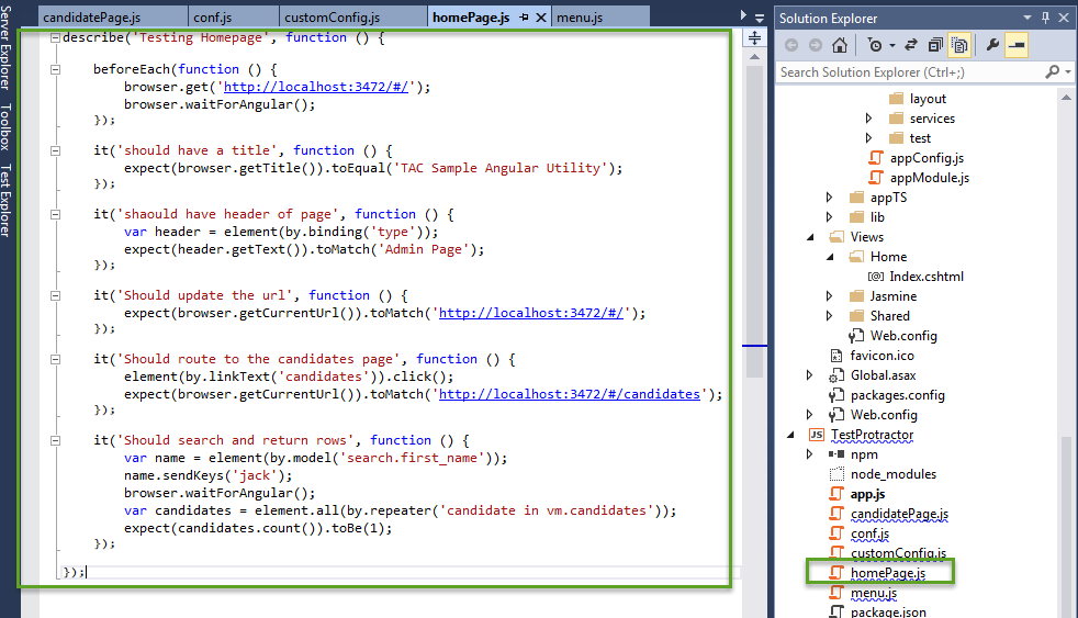 Introduction Of Protractor For Angularjs Application Codeproject