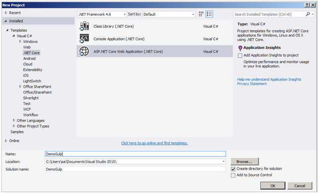 How To Use Gulp With Aspnet Core Mvc Codeproject