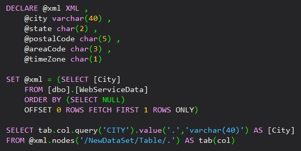 Call A Web Service Using Ssis Then Store And Query The Results Codeproject
