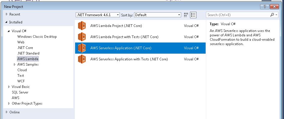 Aws Serverless Api Using Net Core 20 Codeproject