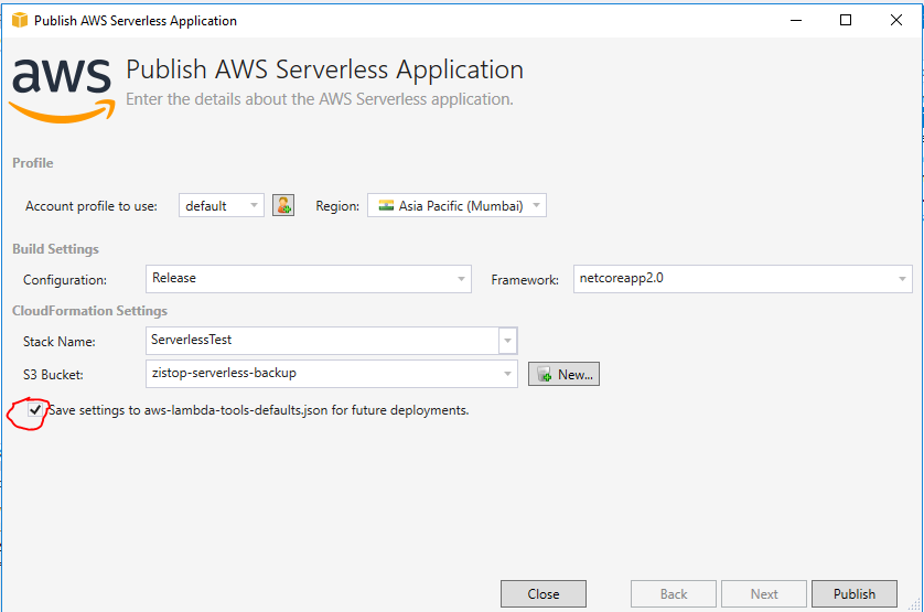 Aws Serverless Api Using Net Core 20 Codeproject