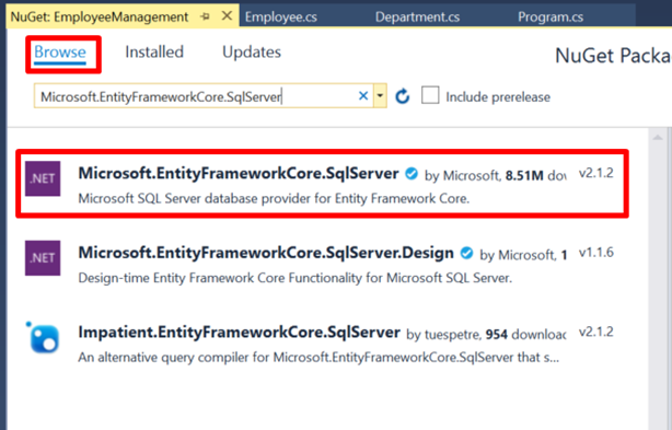 Learning Entity Framework Day 4 Understanding Entity Framework Core And Code First Migrations