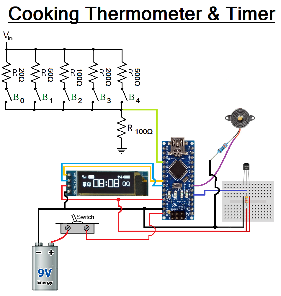 Arduino Kitchen Timer And Thermometer Codeproject
