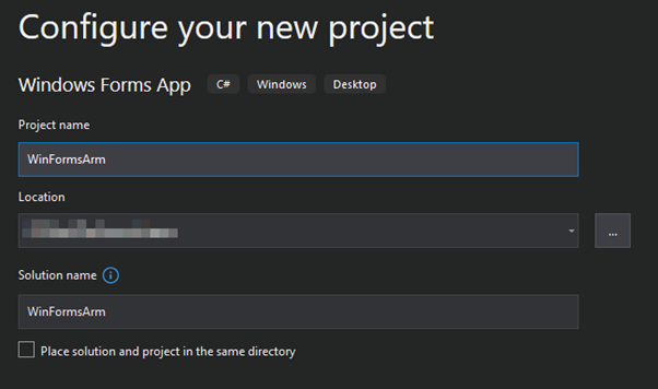 Building A Native Windows On Arm App With Winforms Codeproject