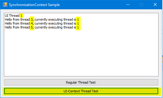 Understanding Synchronization Context Taskconfigureawait In Action Codeproject