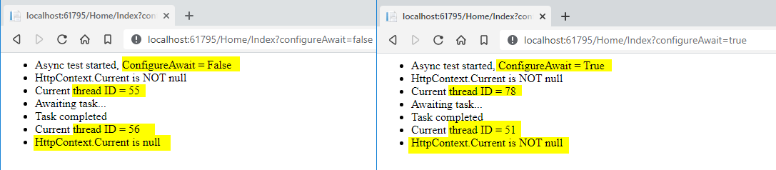 Understanding Synchronization Context Taskconfigureawait In Action Codeproject