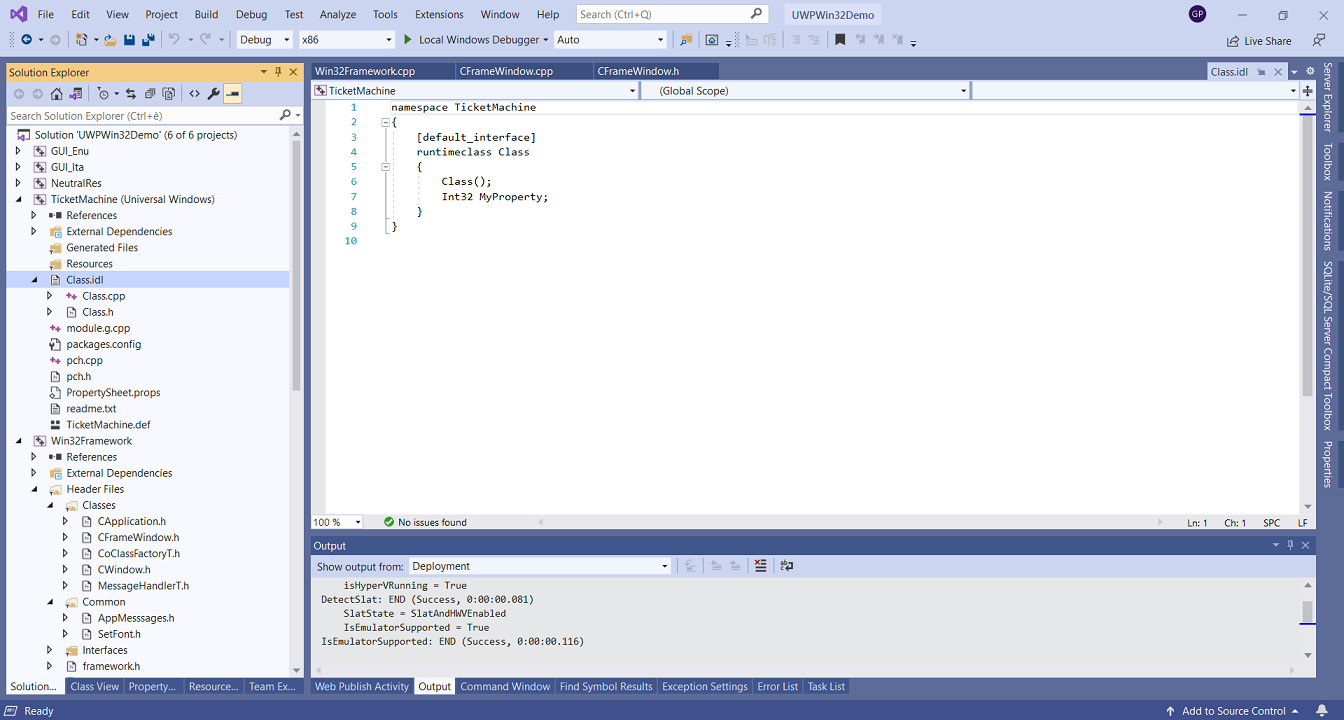 Cwinrt Runtime Component In Win32 Applications Part 3 Codeproject