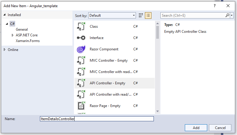 Easy To Learn Net 60 And Angular Getting Started Angular Template Part 1 Codeproject 7316