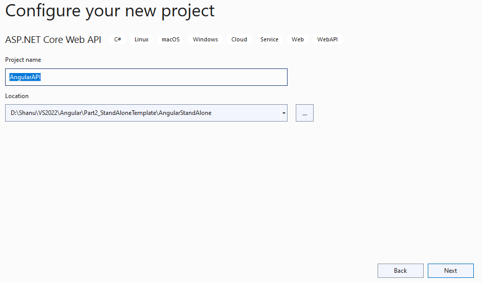 Easy To Learn Net 60 And Angular Getting Started Angular Standalone Template Part 2