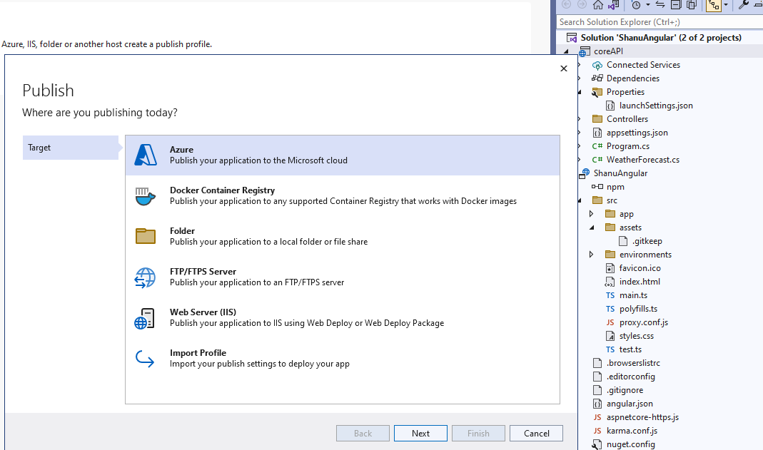Easy To Learn Net 60 And Angular Standalone Template And Web Api Publish To Iis Part 5