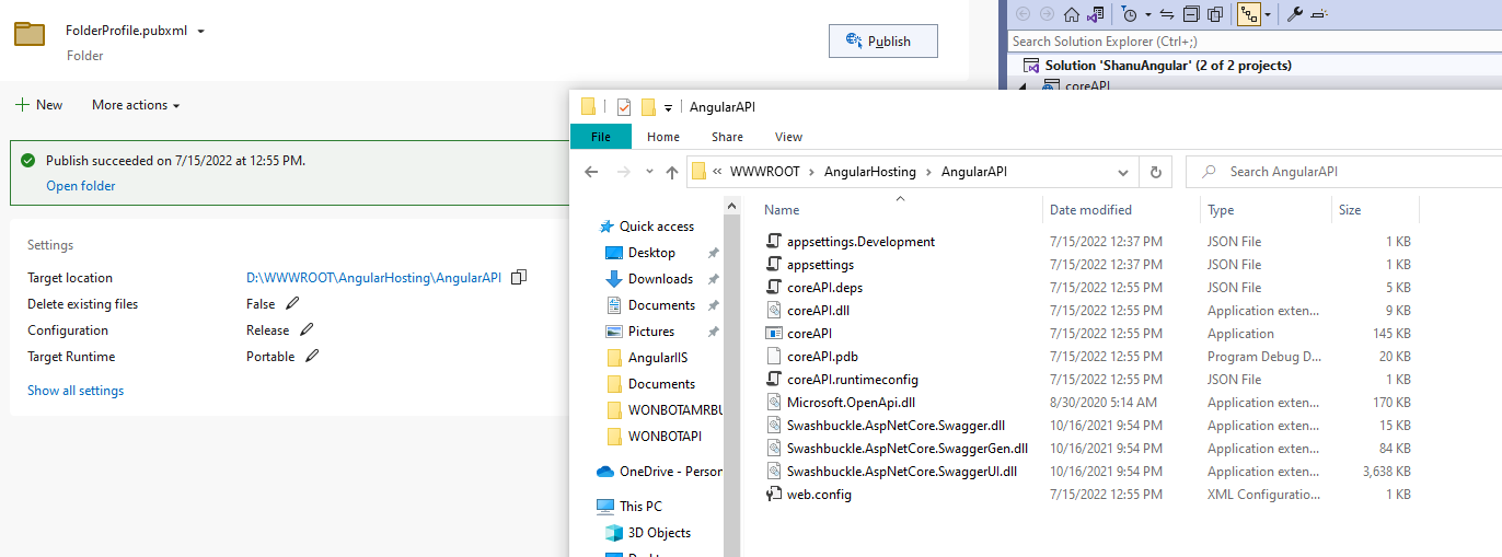Easy To Learn Net 60 And Angular Standalone Template And Web Api Publish To Iis Part 5