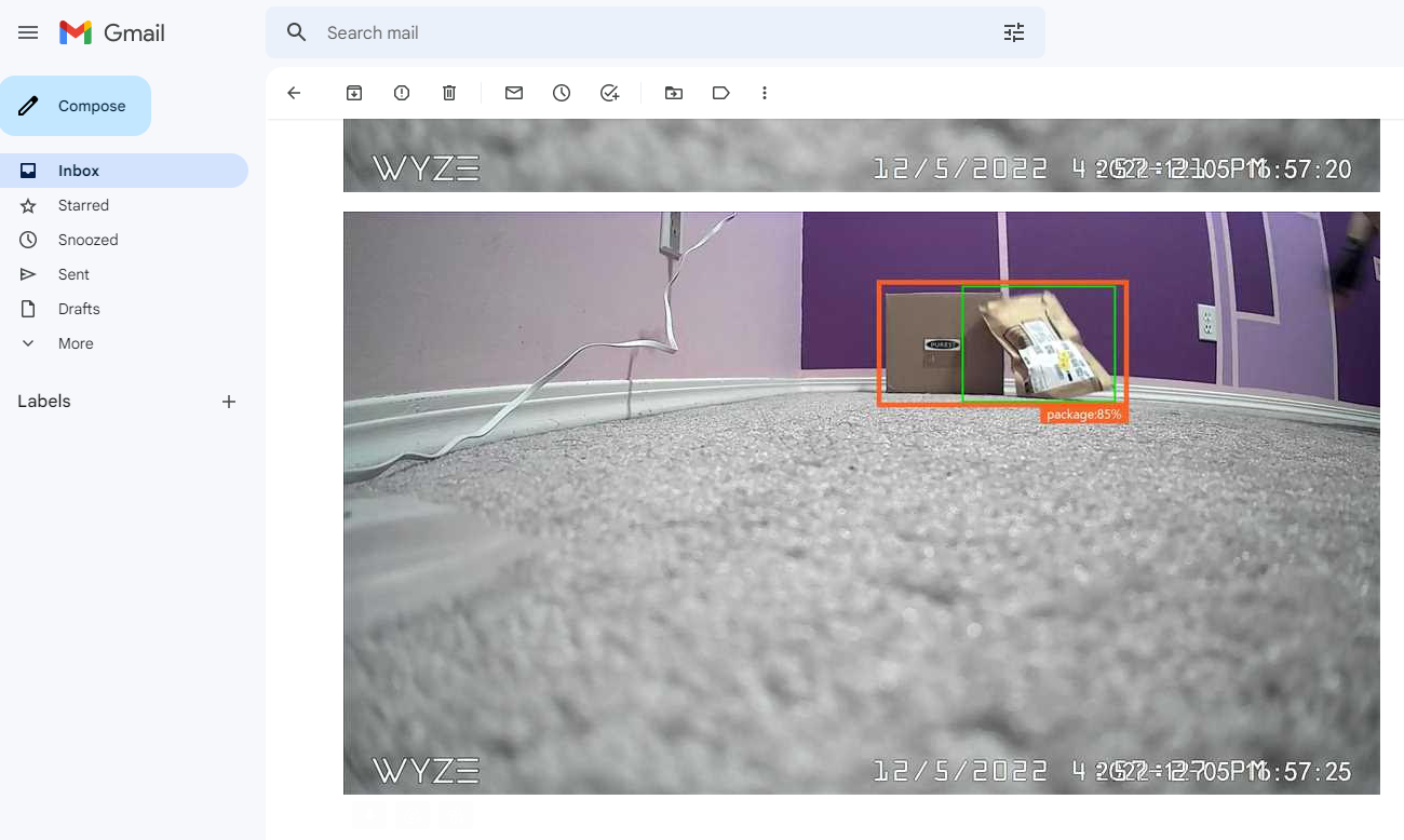 Package Delivery Detection Using Codeproject Ai Server And Blue Iris