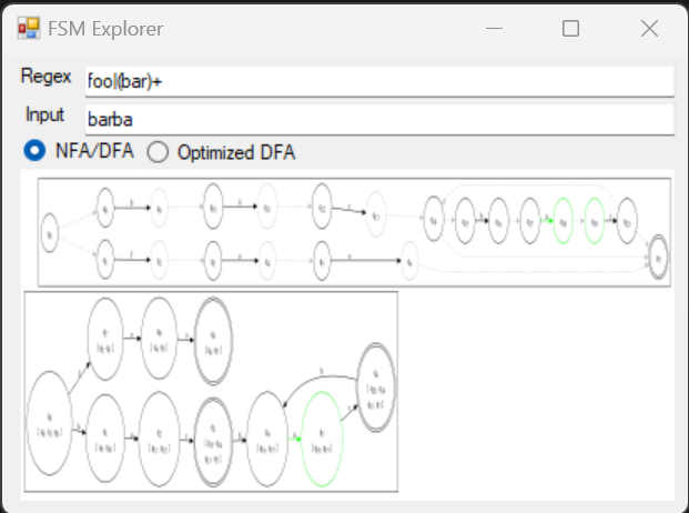 Fsm Explorer Learn Regex Engines And Finite Automata Codeproject