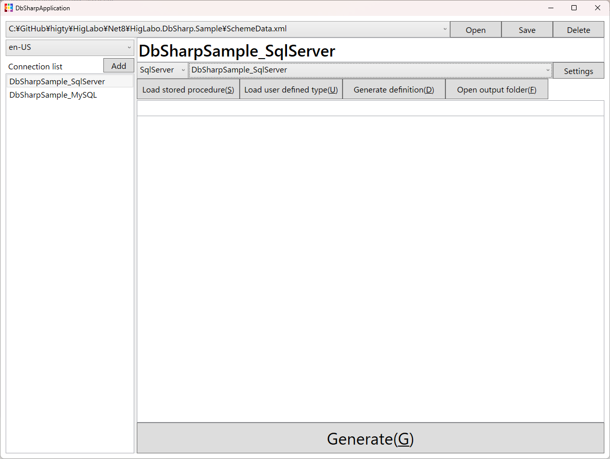Dbsharpapplication C Source Code Generator Of Dal For Stored Procedure On Net8 Codeproject