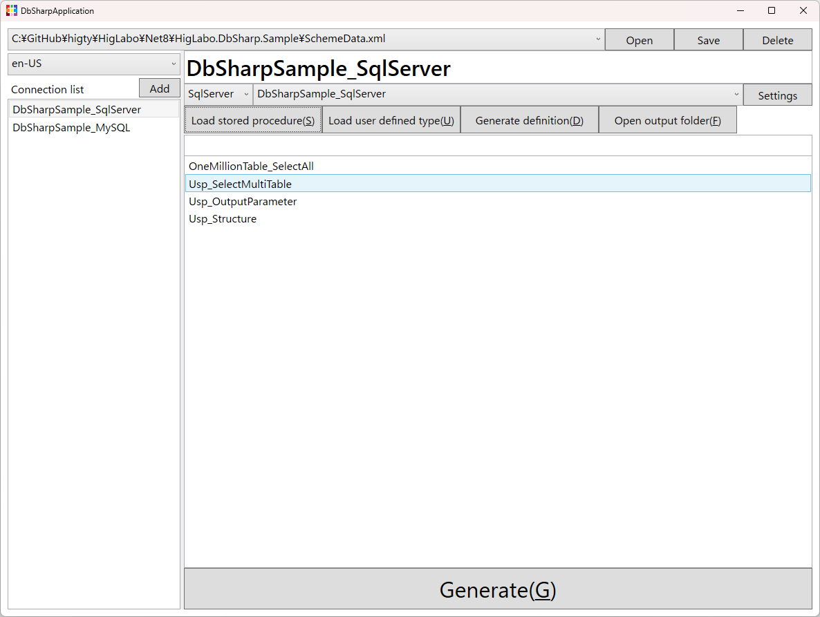 Dbsharpapplication C Source Code Generator Of Dal For Stored Procedure On Net8 Codeproject 9294