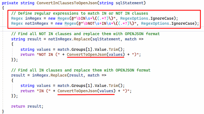 Improve Ef Core 67 Contains Performance With Openjson Sql Server Nuget Package Codeproject