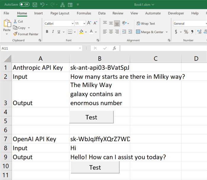 Using Openai Chatgpt And Anthropic Claude In Excel Vba Codeproject