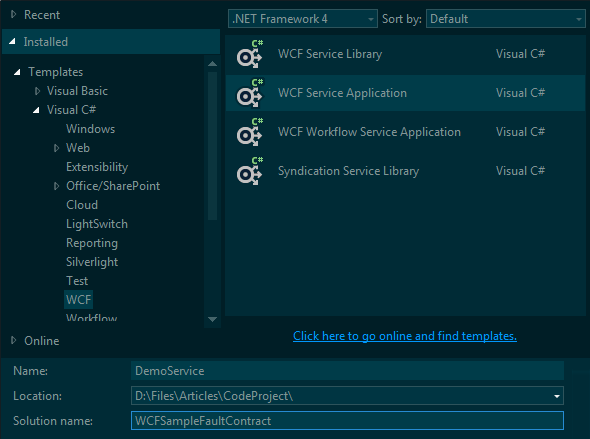 Wcf Exception Handling Faultexception And Faultcontracts Codeproject