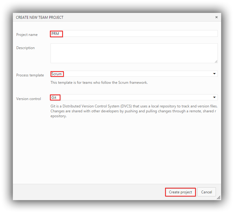 Continuous Delivery With Tfs Vsts Creating A Team Project And Git Repository Codeproject