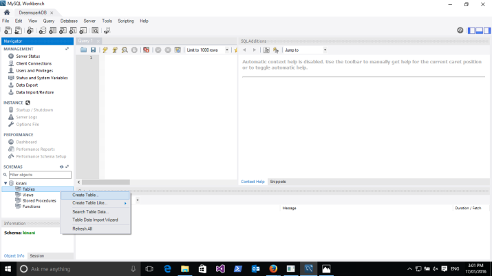 Designing Your Azure Mysql Db With A Uwp Demo Codeproject