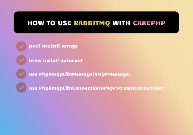 Cakephp Plugin For Usage Of Rabbitmq Codeproject