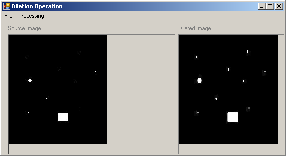 Implement Dilation Algorithm Using C Codeproject 