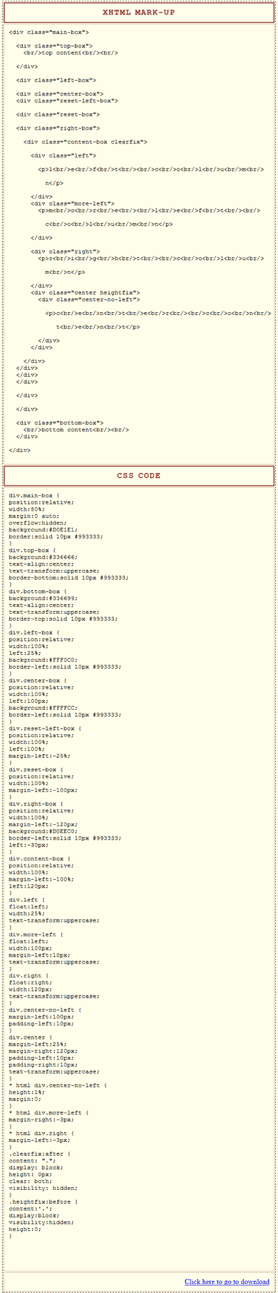 Relatively Simple 3 Equal Height Columns Css Liquid Layout Codeproject