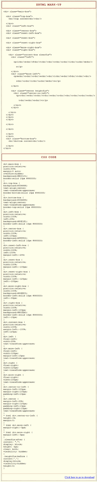 Relatively Simple 3 Equal Height Columns Css Liquid Layout Codeproject