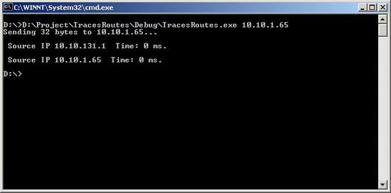 Trace Route Using Raw Sockets Codeproject