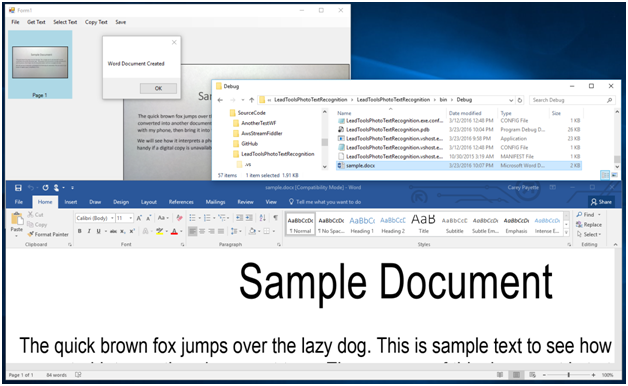 Image Ocr And Document Conversion Using The Leadtools Sdk Codeproject