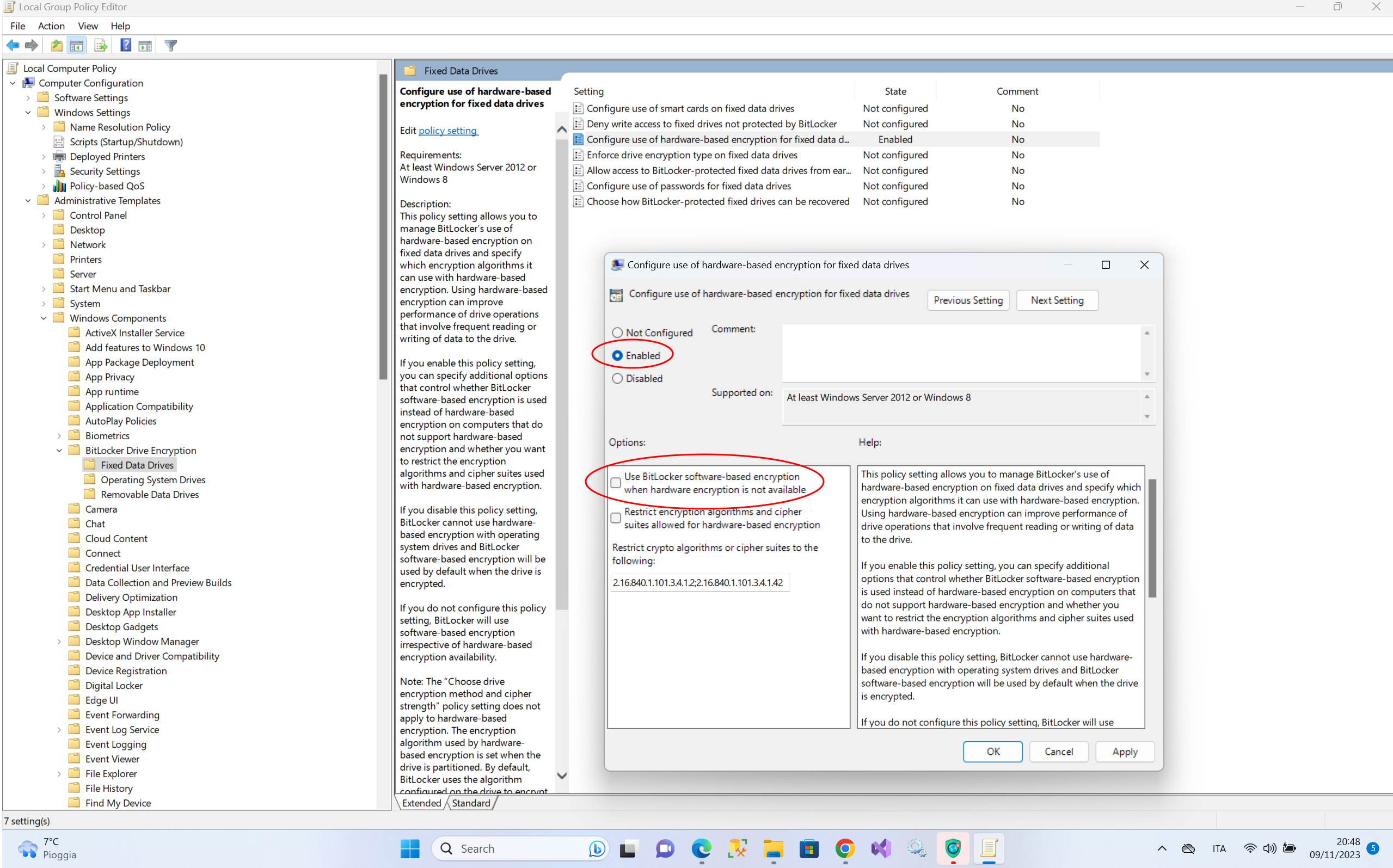How To Enable Bitlocker Hardware Encryption On Seds Codeproject