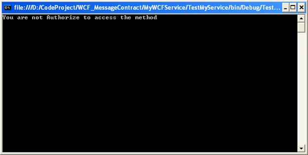 Wcf Service Method Level Security Using Message Contract Codeproject