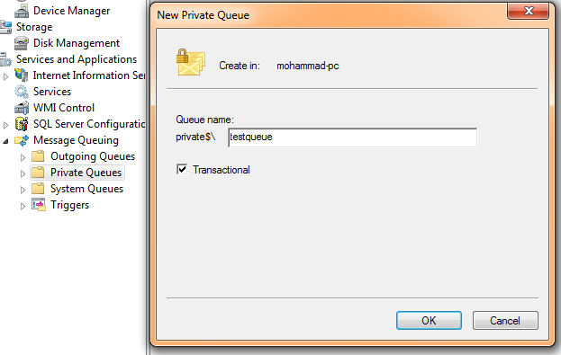 Creating A Wcf Service With Msmq Communication And Certificate Security Codeproject