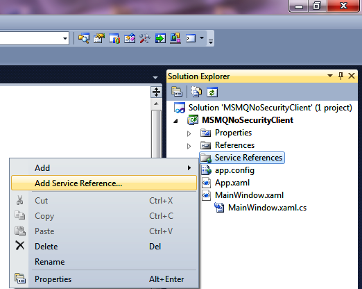Creating A Wcf Service With Msmq Communication And Certificate Security Codeproject