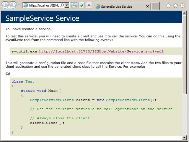 A Beginners Tutorial On How To Host A Wcf Service Iis Hosting And Self Hosting Codeproject