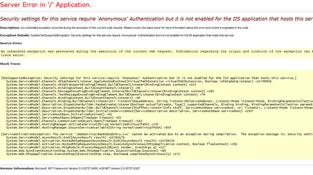 Getting Unrecognized Attribute Target Framework Exception Codeproject