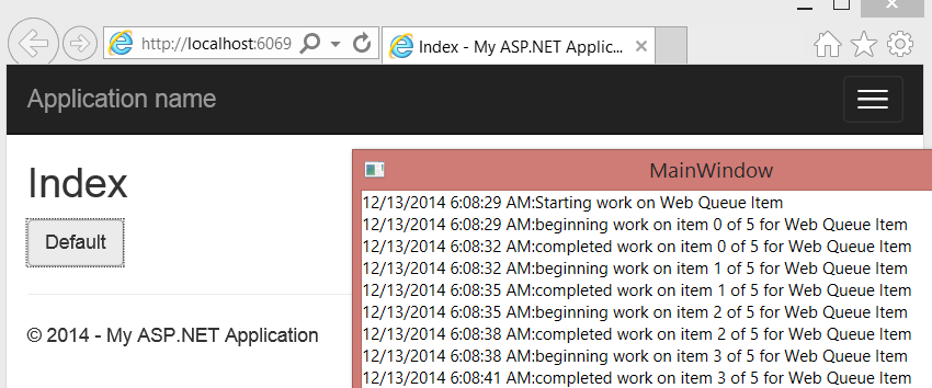 Queuing Windows Services work items using MSMQ, and live progress using ... Queuing Windows Services work items using MSMQ, and live progress using ...