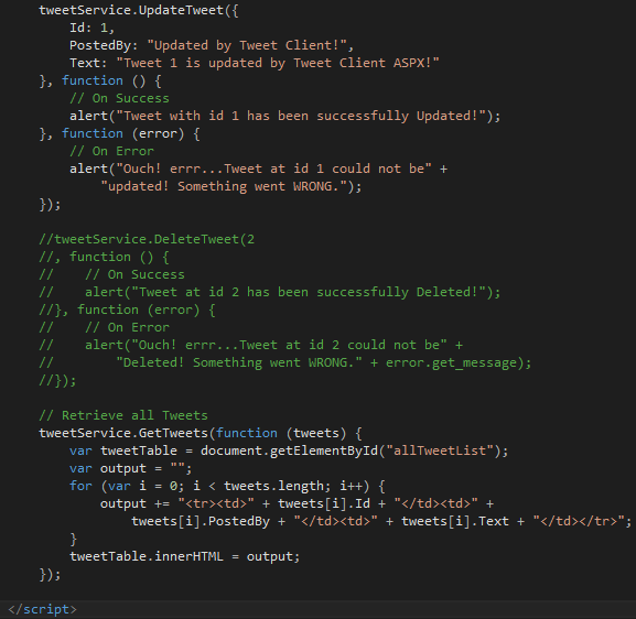 Simple Demo Wcf Ajax Web Service Codeproject