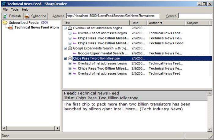 Publishing Rss And Atom Feeds Using Wcf 35 Syndication Libraries Codeproject