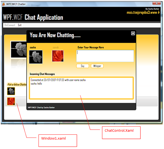 Wcf Wpf Chat Application Codeproject