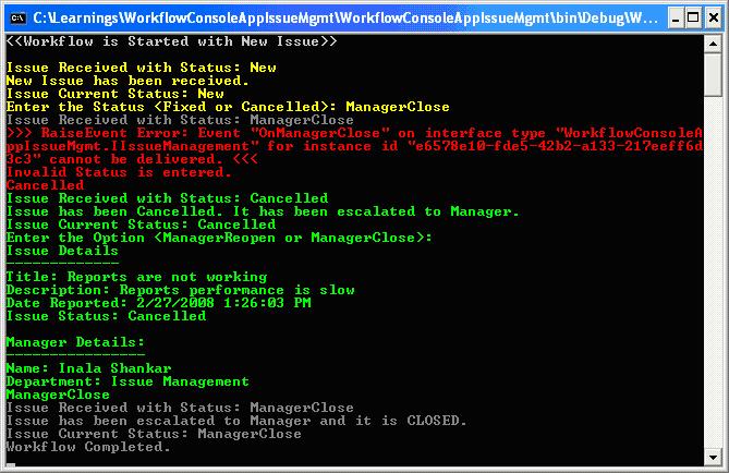 Using The Windows Workflow Foundation Wf For Developing An Issue Management System Codeproject