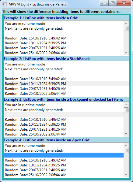Listbox And Panels In Wpf Codeproject