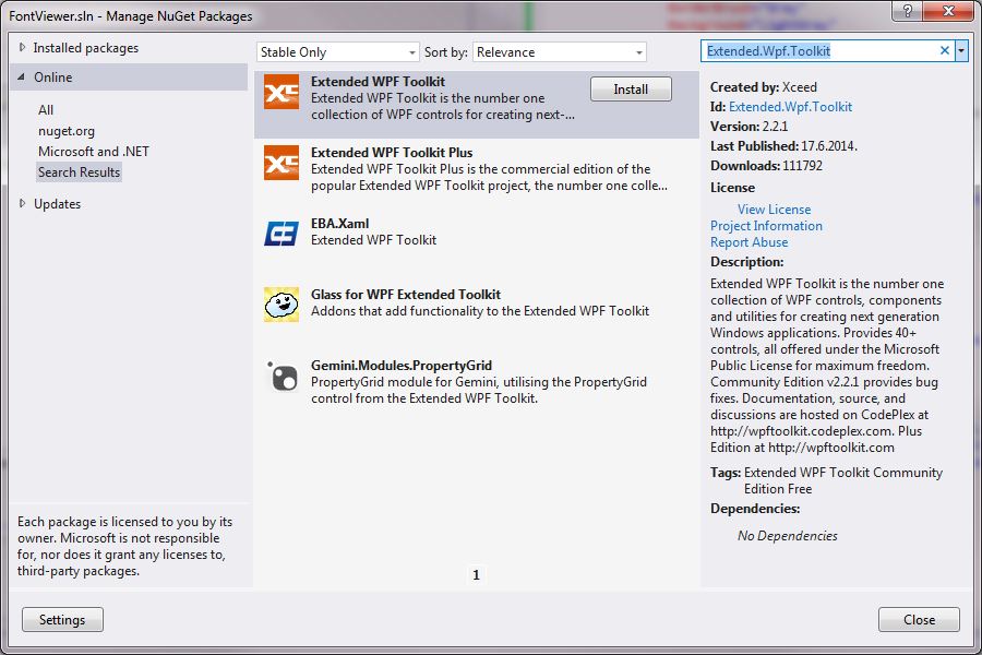 Build A Font Viewer Application In Wpf Without Writing Any C Code Codeproject