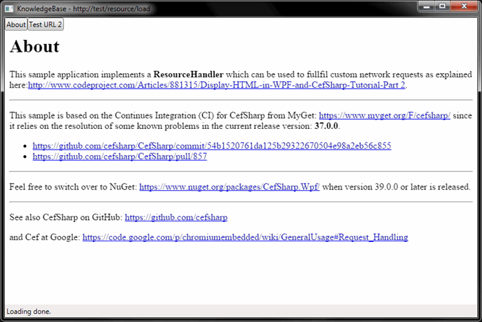 Display Html In Wpf And Cefsharp Tutorial Part 2 Codeproject